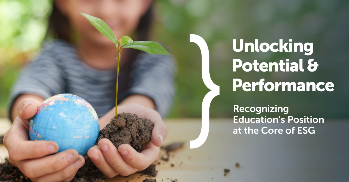 Education’s Position at the Core of ESG